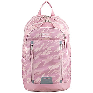 Fuel Pro Sport Active Multi-Pocket Travel Luggage Carry On Weekender Daypack Hiking Camping Backpack Bag, Pink Camo