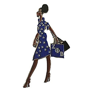 Zeta Phi Beta Sorority Diva Pin