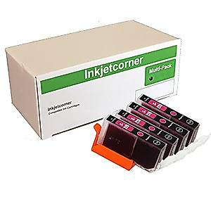 Inkjetcorner Compatible Ink Cartridges Replacement for CLI-226 for use with iX6520 MG5120 MG5220 MG5320 MX882 MX892 (Magenta, 4-Pack)