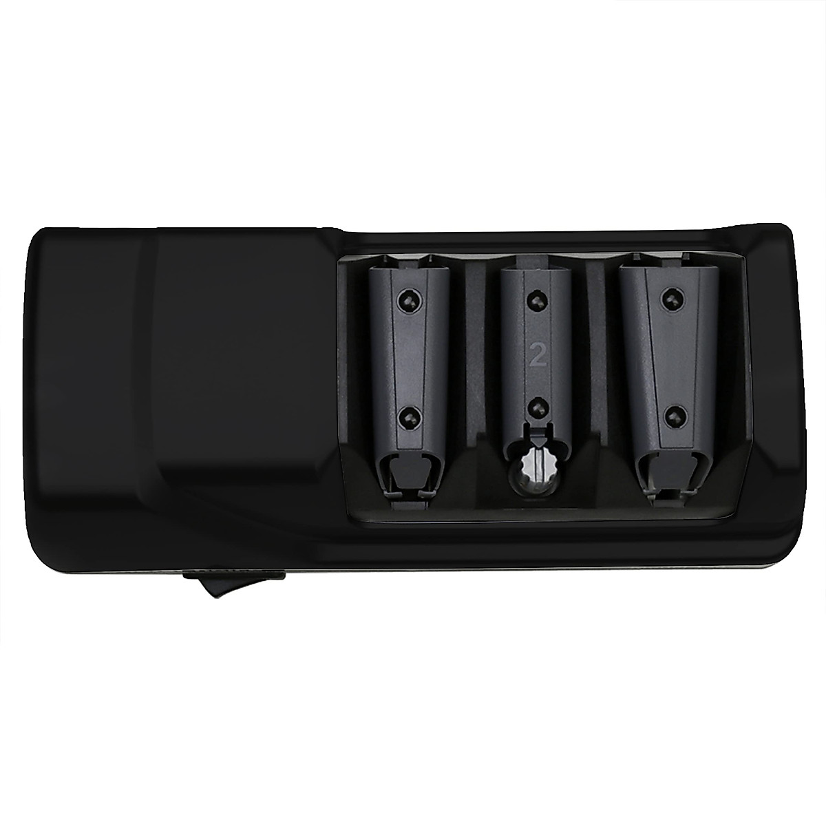 Chef’sChoice 130 Professional Electric Knife Sharpening Station for Straight and Serrated Knives and Uses Diamond Abrasives Made in USA, 3-Stage, Black