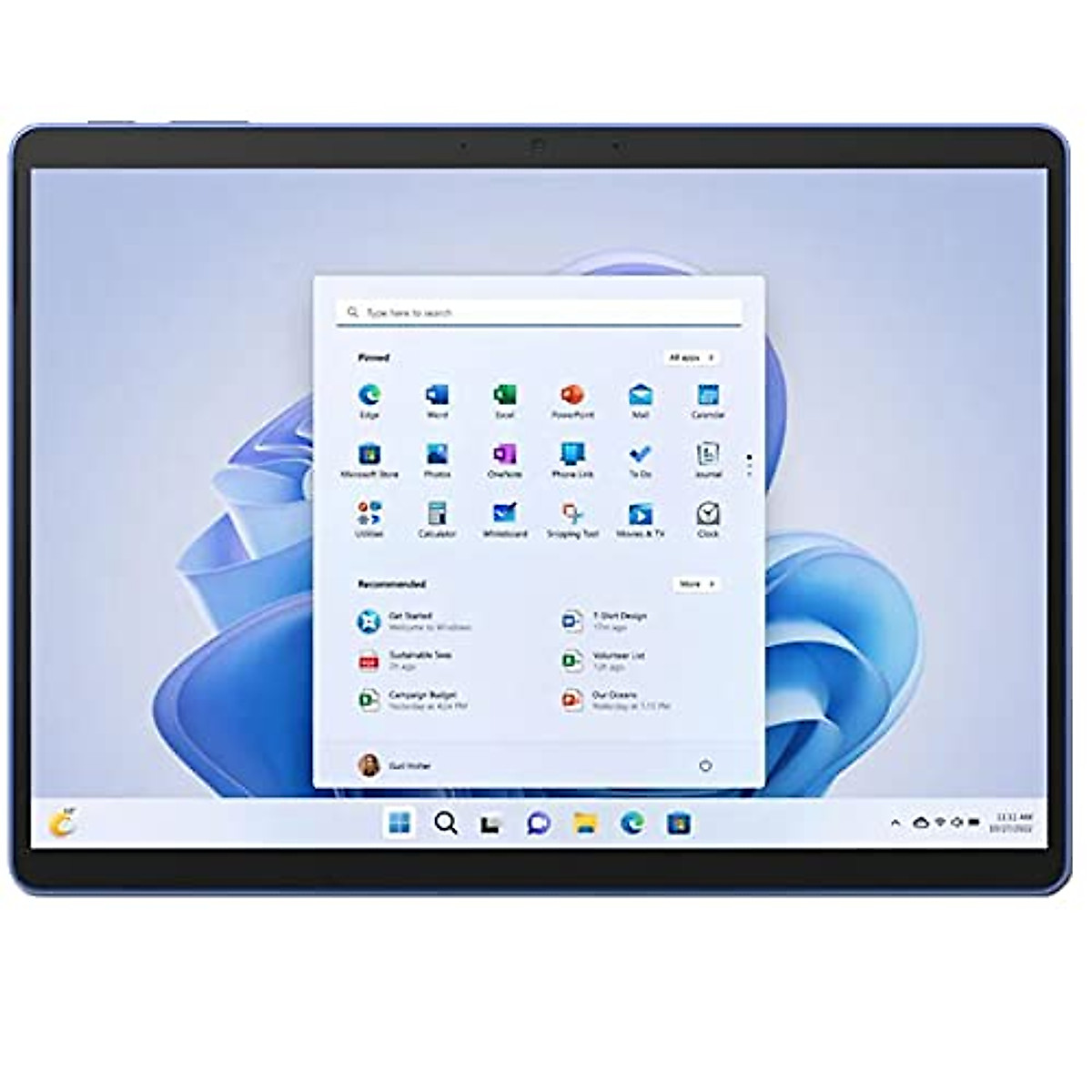 Microsoft QIL-00035 Surface Pro 9 13" Touch Tablet, Intel i7, 16GB/256GB, Sapphire Bundle Surface Dock 2 and 1 YR CPS Enhanced Protection Pack