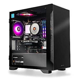 Thermaltake LCGS Graphite 165 CPU Gaming PC (AMD Ryzen™ 5 3600 6-core, ToughRam Z-ONE 3600Mhz 16GB RGB Memory, NVIDIA GeForce® GTX 1650 OC 4GB, 1TB M.2 NVMe, Win 10 Home) S1BK-B550-G15-LCS