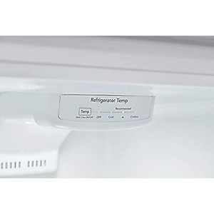 Frigidaire 11.6 Cu. Ft. Compact ADA Top Freezer Refrigerator in White with Electronic Control Panel, Reversible Door Swing, ENERGY STAR