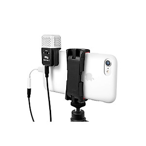 IK Multimedia iRig Mic Cast 2 Mini Vocal Microphone with Front, Rear, Omni Recording, for Podcast, Video, Streaming and More - Compatible with iPhone, iPad, Android and All Popular apps