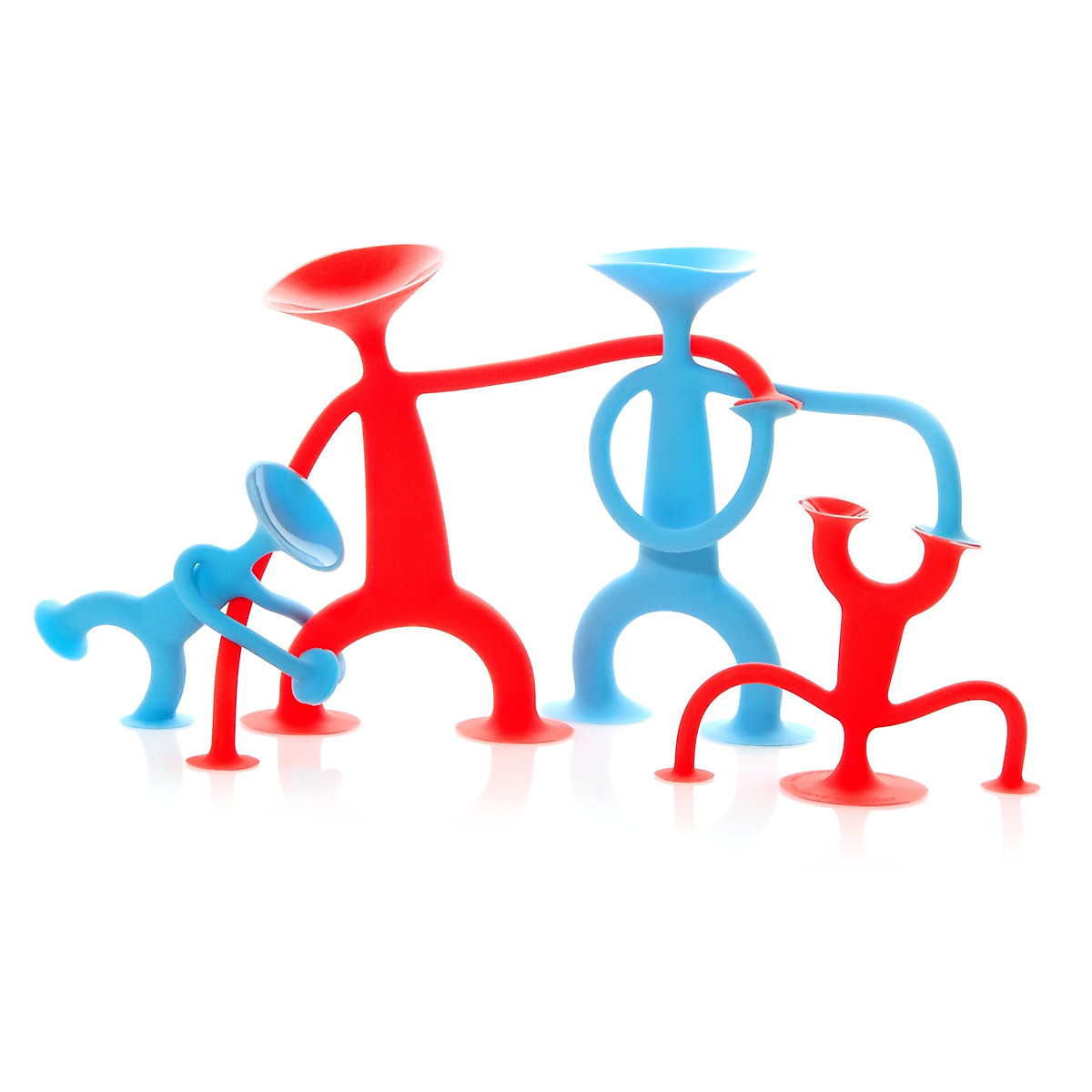 Fat Brain Toys Oogi Family by MOLUK - Red, Blue - Open-Ended Fidget Toys, Kids & Teens