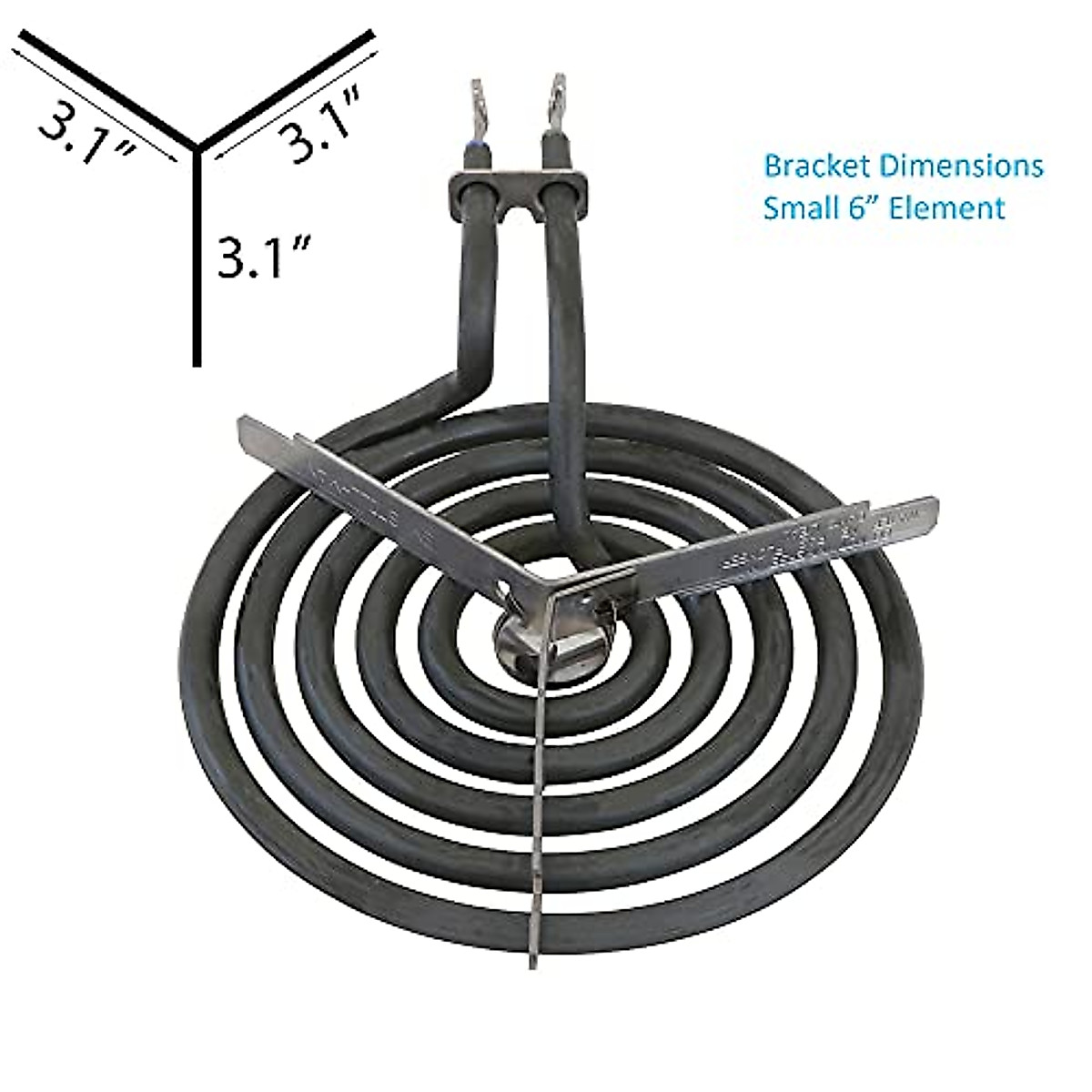 KITCHEN BASICS 101 WB30M1 WB30M2 Replacement Range Stove Top Surface Element Burner Kit for GE and Hotpoint, 4 Pack Includes 2 WB30M1 (6") and 2 WB30M2 (8"), 2912, 340523, 243867, WB30M0001