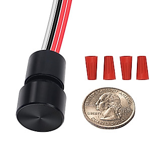 SURLED Dimmer Switch 12 Volt DC for LED RV Lights Interior, Dimmer Knob Waterproof IP65, Suitable for Camper, Recreational Vehicle, Boat, Auto, Truck, Marine and Strip Lighting