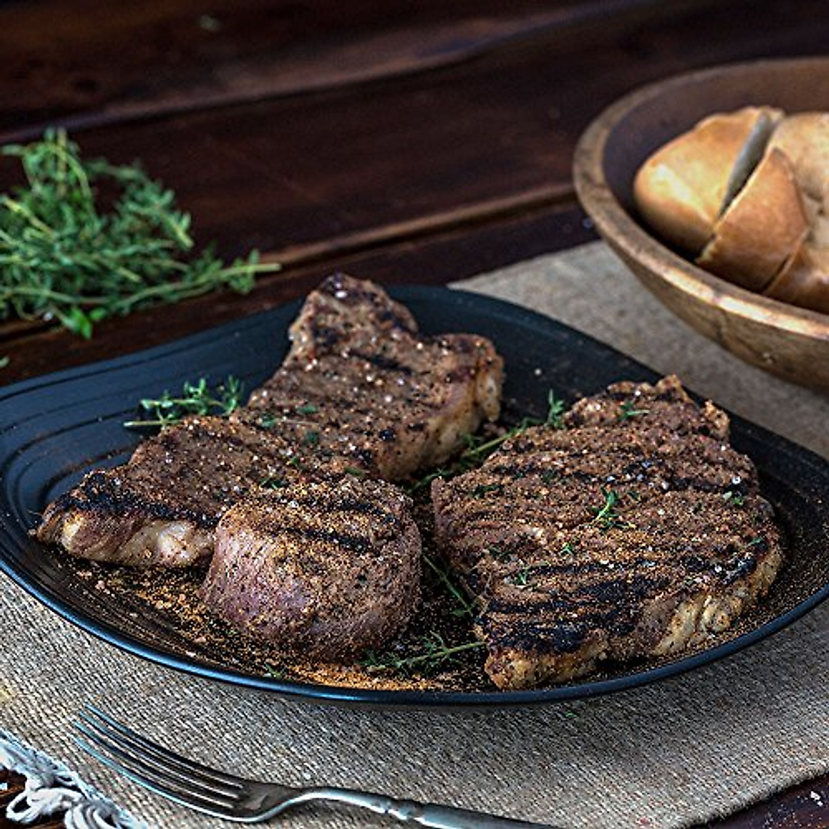 Aged Premium Angus Ribeye and NY Strip and Filet Mignon by Nebraska Star Beef - All Natural Hand Cut and Trimmed Steaks Gift Packages - Gourmet Steak Delivered to Your Home