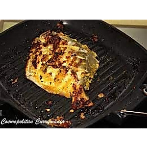 Non-Stick Grill Pan Square Aluminum Grill pan Cookware Gas Stove Perfect for Meat Steak Fish Vegetables for Grilling Frying Sautéing Steak Bacon Pan Griddle