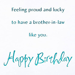 American Greetings Birthday Card for Brother-In-Law (Feeling Proud)