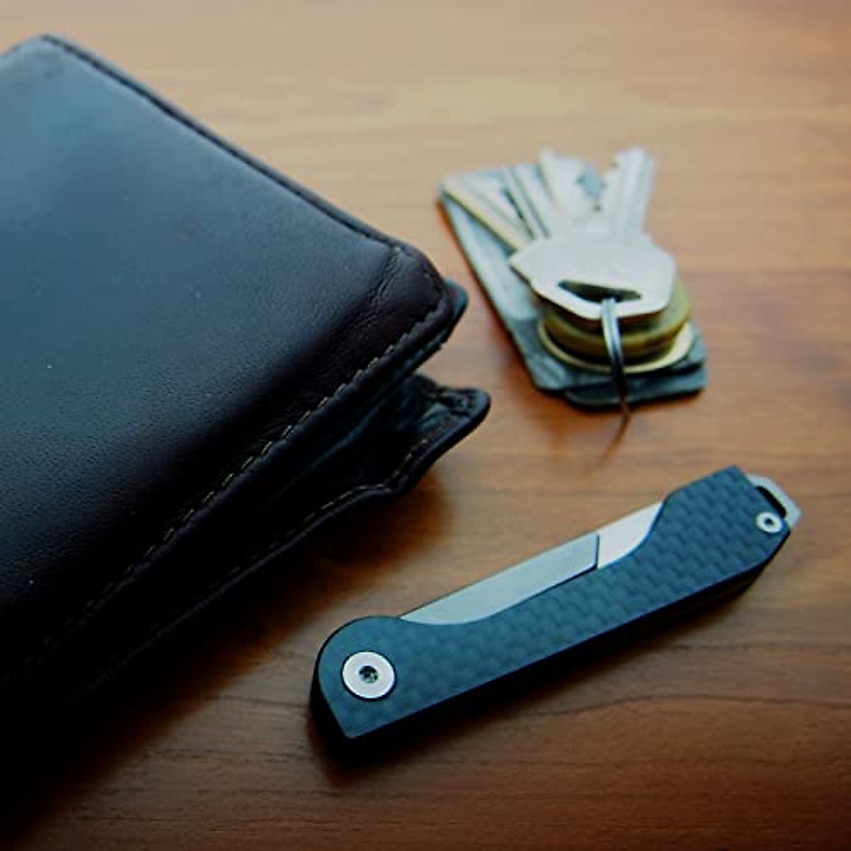 outROAR Gear Folding Scalpel Knife with Carbon Fiber Handle & 10 Replaceable Blades, Slip Joint Action, EDC Pocket Knife