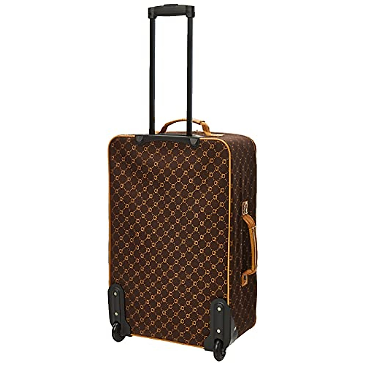 American Flyer Luggage Signature 4 Piece Set, telescoping_handle, Chocolate Gold, One Size