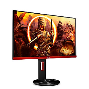 AOC G2460PF 24” Gaming Monitor, FreeSync, FHD (1920x1080), TN Panel, 144Hz, 1ms, Height Adjustable, DisplayPort, HDMI, USB