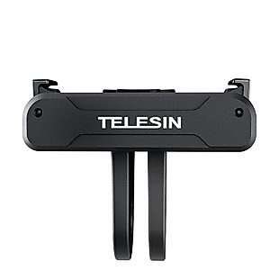 TELESIN Magnetic Adapter Mount for DJI Action 4/3 Quick Release Adapter with Connection Adapter - DJI Accessories, Attachable Tripod, Vlogging