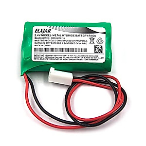 (5-Pack) 2.4V 1500mAh Ni-MH Battery Pack Replacement for Duallite 93035262, OSI OSA-283, Dual-Lite 93035653 93043816 93043817 Emergency/Exit Light