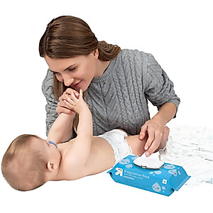 up & up Unscented Baby Wipes with Vitamin E & Aloe - 3 Packs of 72 Wipes with Flip-Top Lid (216 Total Count) Large, Durable and Ultra Soft Baby Wipes Made with Purified Water and No Harsh Irritants