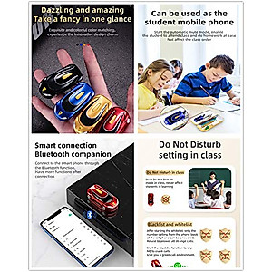 Tuanzi F18 Smallest Flip Cellphone GSM Unlocked 2G Mini Phone MTK6261 Bluetooth Mini Backup Pocket Portable Car Model Mobile Phone Gift for Kids (Gold)