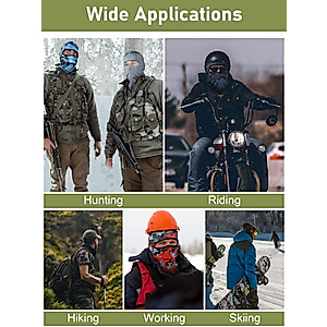 54 Pcs Balaclava Face Mask UV Sun Protection Ski Full Face Mask Breathable Full Head Mask Motorcycle Cycling Bike Ski for Men Women