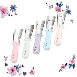 Vaguelly 5pcs Refrigerator ice removal shovel Fridge ice removal scraper stainless steel refrigerator stainless steel shovel refrigerator ice scraper clean deicing shovel deicer Ice shovel