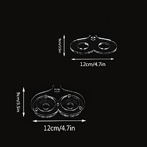 KAFENDA Lightsaber Wall Mount Lightsaber Vertical Mount For Wall Support 2 Lightsabers Acrylic Wall Mounted Lightsaber Holder