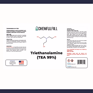 Chemfulfill Triethanolamine – Tea 99% (Highly Concentrated) (5-Gallon (640 fl oz))