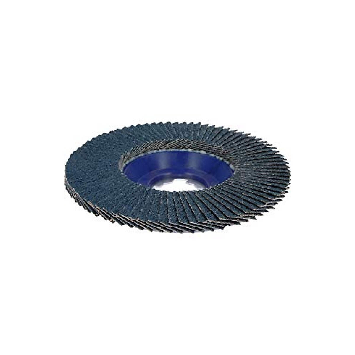 BOSCH FDX2750080 1-Piece 5 In. X-LOCK Flap Disc 80 Grit Compatible with 7/8 In. Arbor Type 27 for Applications in Metal Blending and Grinding