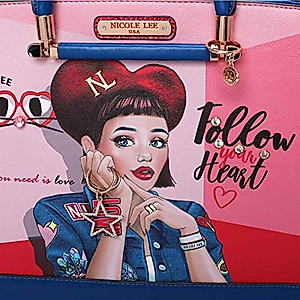 Nicole Lee DAISY TAKES LOVE FASHION SATCHEL BAG