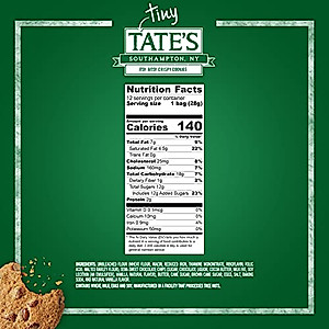 Tate's Bake Shop Tiny Chocolate Chip Cookies, 24 - 1 oz Bags
