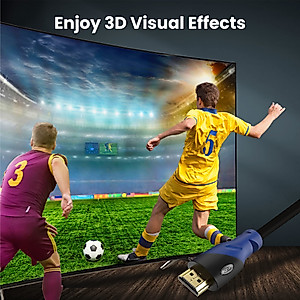 AURUM CABLES 4K HDMI Cable 40ft Long 2 Pack, 4K@60Hz High Speed HDMI Cord with Ethernet, Supports UHD Resolution, ARC, 3D, CL3 Certified - Compatible with HDTV, PC, Laptop, PS3, Xbox, Blu-ray