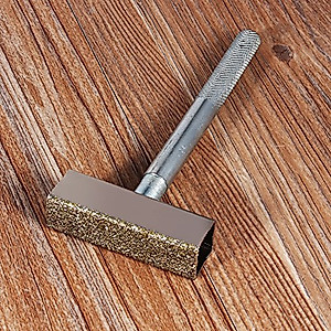 Acogedor Diamond Grinding Wheel Dresser，Diamond Stone Dresser Tool with Flat Diamond Coated Surface for Truing Grinding & Deburring Wheels