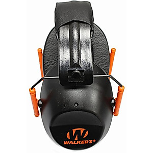 Walker's Passive Folding Muff, Black and Orange
