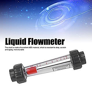 Alvinlite 600-6000L/H Liquid Flow Meter Rotameter ABS Plastic Tube Water Liquid Flow Meter LZS-32D Rate Gauge High Accuracy