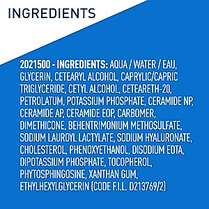 CeraVe Moisturizing Cream, Face Body Moisturizer, Normal to Dry Skin, 8 Fl Oz