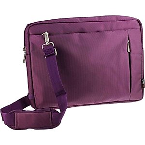 Navitech Purple Sleek Water Resistant Travel Bag - Compatible with ASUS ProArt Studiobook 16 3D OLED (H7604) 16"