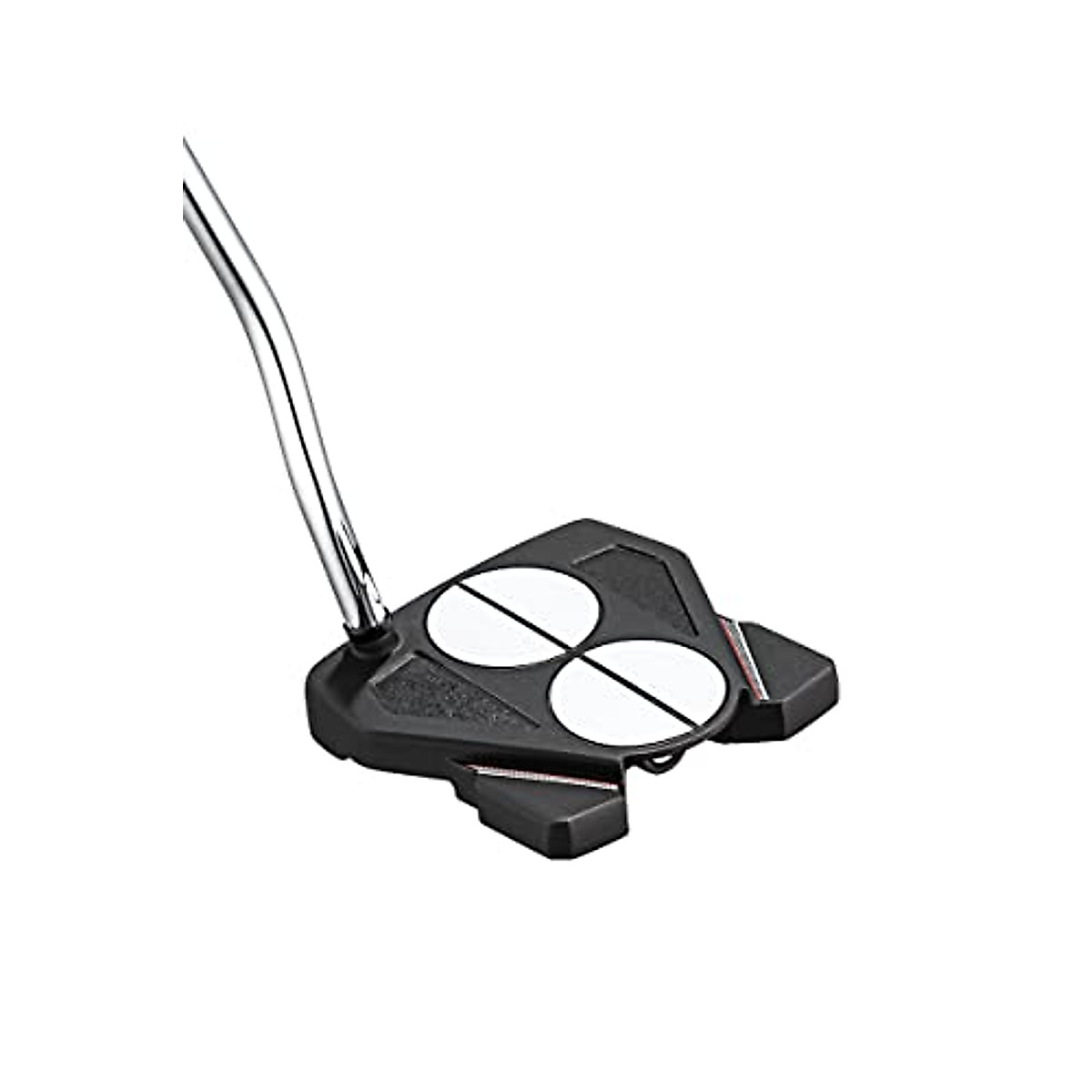 Odyssey Right Putter 2-Ball Ten Ten Lined Double Vent (Mallet, 34 Inch, Stroke LAB Shaft), Men's, Black