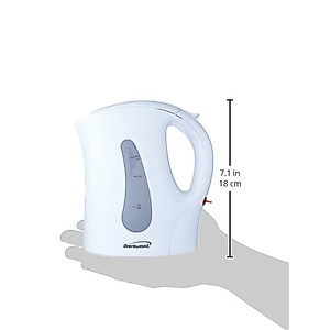 Brentwood Cordless Electric Kettle BPA Free, 1 Liter, White
