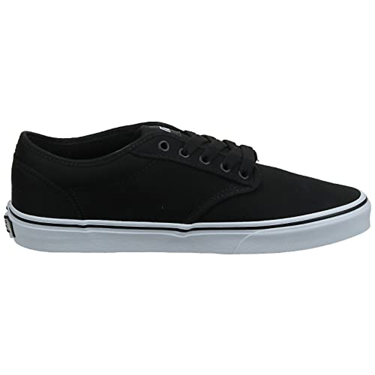 Vans Men's^Men's Atwood Low-Top Sneakers, Canvas Black White, 11 UK