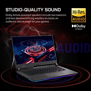 ASUS ROG Strix G15 15.6” 165Hz WQHD Gaming Laptop, AMD Ryzen7 6800H, 32GB DDR5 RAM, 1TB SSD, NVIDIA GeForce RTX 3060, RGB KB, Thermal Grizzly Cooling, VR-Ready, Gray, Win 11 Pro, 32GB USB Card