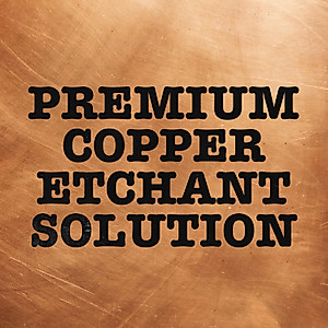 Ecoxall Premium Ferric Chloride - 1 Quart (32 Fl Oz) - High Concentration Chloride Solution - Ideal as Etching Cream, Coagulant for Water Treatment - Copper andStainless Steel Etchant Solution