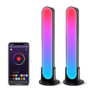 ZUUKOO LIGHT Smart LED Light Bar, RGB Smart LED Lamp with 19 Dynamic Modes and Music Sync Modes, TV LED Backlight, Mood Lighting, Ambient Lighting for Gaming, Movies, PC, TV, Room Decoration