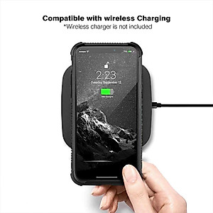 CARLOCA Compatible with iPhone 12 Mini Case,Black Red Wood Grain iPhone 12 Mini Cases for Boys Girls,Graphic Design Shockproof Anti-Scratch Case for iPhone 12 Mini