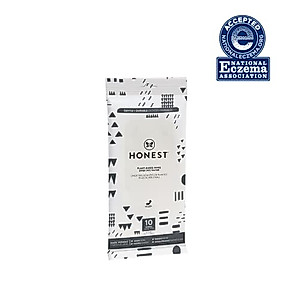 The Honest Company Clean Conscious Wipes | 100% Plant-Based, 99% Water, Baby Wipes | Hypoallergenic, Dermatologist Tested | Pattern Play, 10 Count (Pack of 2)