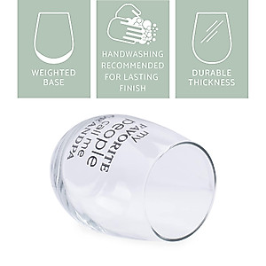 Elanze Designs Favorite People Call Me Grandpa 14 Ounce Black Stemless Wine Glass Tumbler