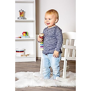 Wooden Rainbow Rainmaker Toy by Small Foot – Rhythm Instrument and Rattle for Babies Helps Hand-Eye Coordination and Developing Sensory Skills – Classic Educational Game for Toddlers – Age 6+ Months