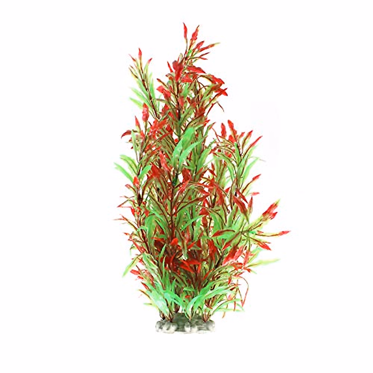 MR.FOAM Large Aquarium Plants, Fish Tank Plants Decoration Ornament for All Fish Artificial Plastic Lifelike Water Plant Ornament Fish Tank Decorations 12.6 inch Tall 7.09 inch Wide