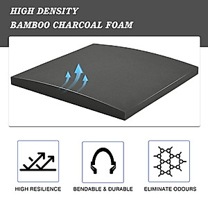 HAVARGO Couch Cushion Support for Sagging Seat, High Density Foam Under Couch Cushion Support Anti Slip, Dark Grey 1Pc