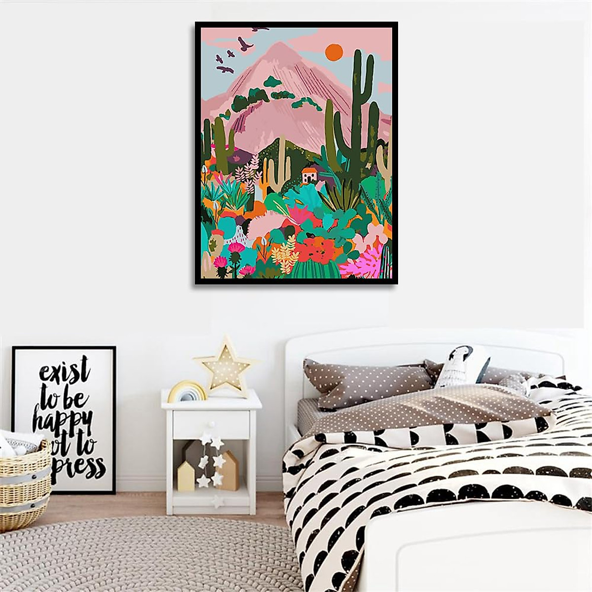 DIY Paint by Number for Adults Beginner, Painting by Numbers Kits for Adults, Paint Kits,Canvas Gifts,Arts Crafts for Home Decor（16 * 20）