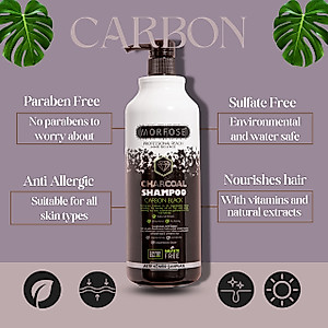 Morfose Charcoal Carbon Hair Shampoo 1000 ml