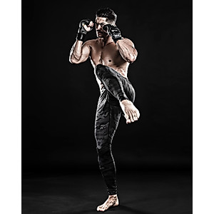 DRSKIN 3 Pack Men’s Compression Pants Tights Leggings Sports Baselayer Running Athletic Workout Active (Classic (B01 2P+MBB02 1P), M)