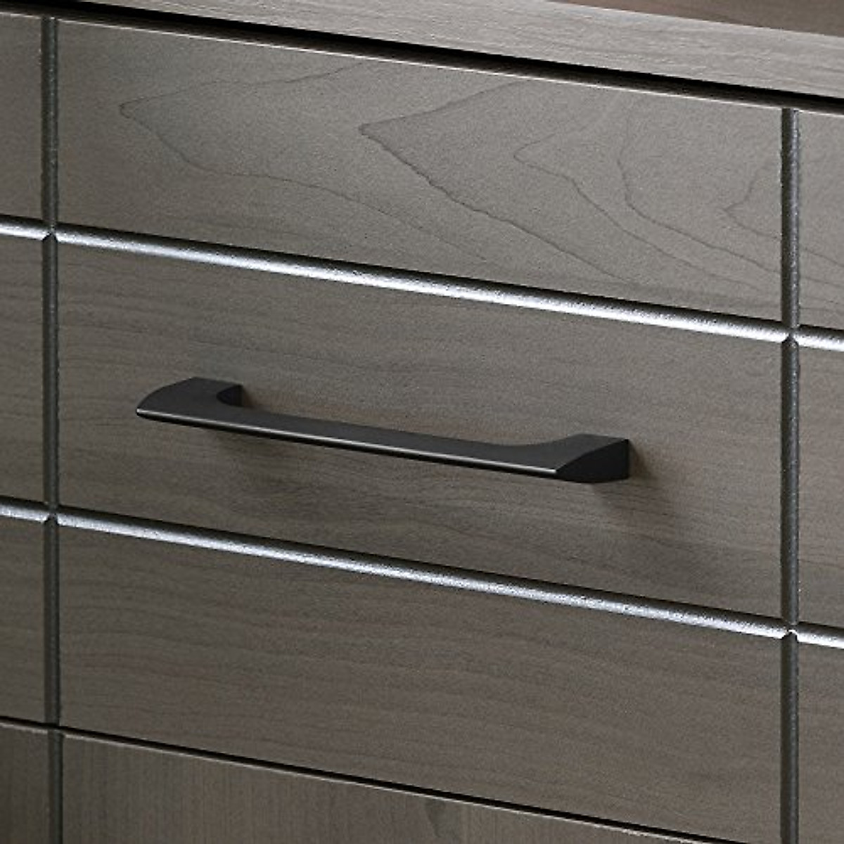 South Shore Vietti Bar Cabinet and Bottle Storage, Gray Maple